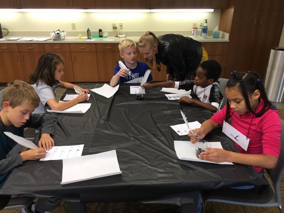 Spring Break at the Museum: Quill Writing